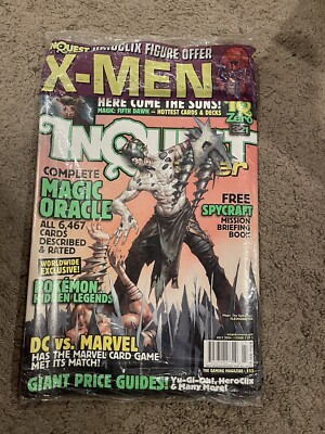 Inquest Gamer Magazine #111 Magic DC vs Marvel Pokémon July 2004 Sealed ...