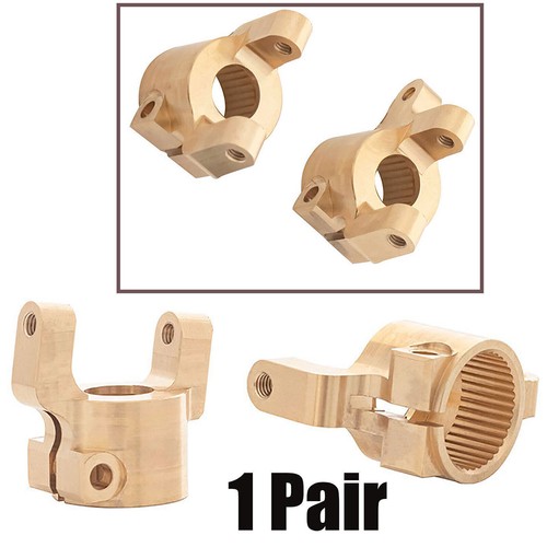 2 pcs Brass Counterweight C-Hub Mount For Axial SCX10 II 90046 90047 1: ...