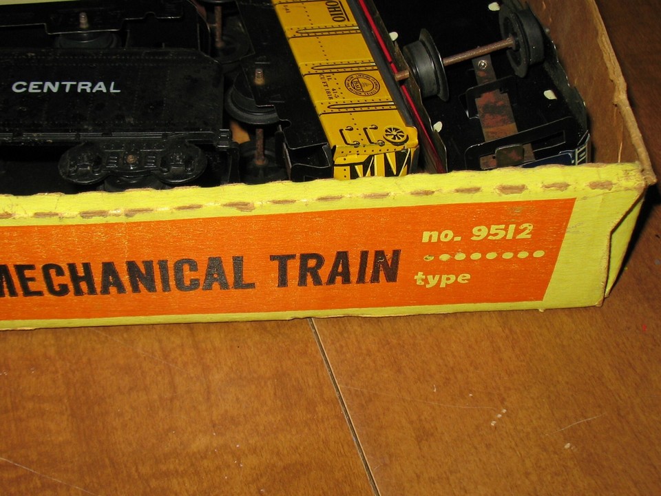 Vintage Marx Sears Allstate Mechanical Train Set #9512 with Track in ...