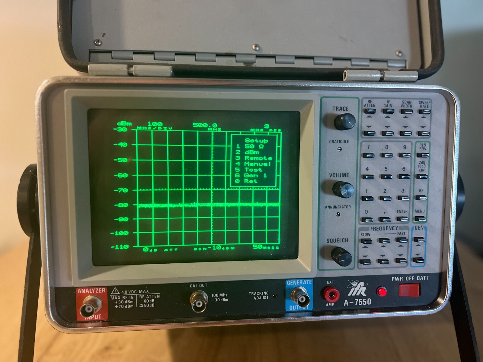 IFR a-7550 1GHz spectrum Analyzer | eBay