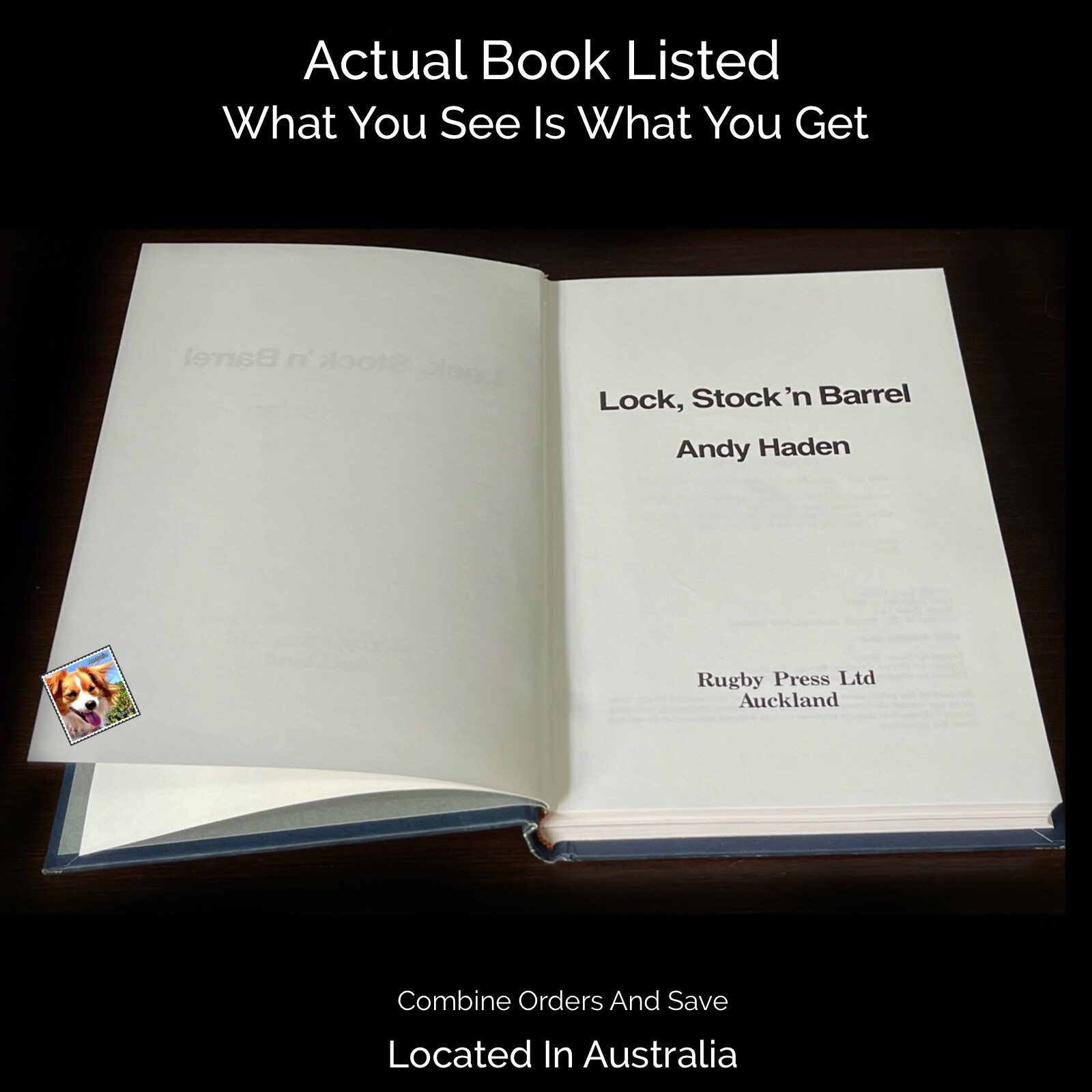 Lock Stock N Barrel Andy Haden Hardcover New Zealand Rugby Rugby Press ...