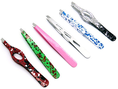 Tweezers Design Bright Colors Easy Picking Smooth Grip Full Makeup Set ...