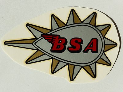 BSA Lettering Water Decal 01030B on the Right, 139x88 MM | eBay