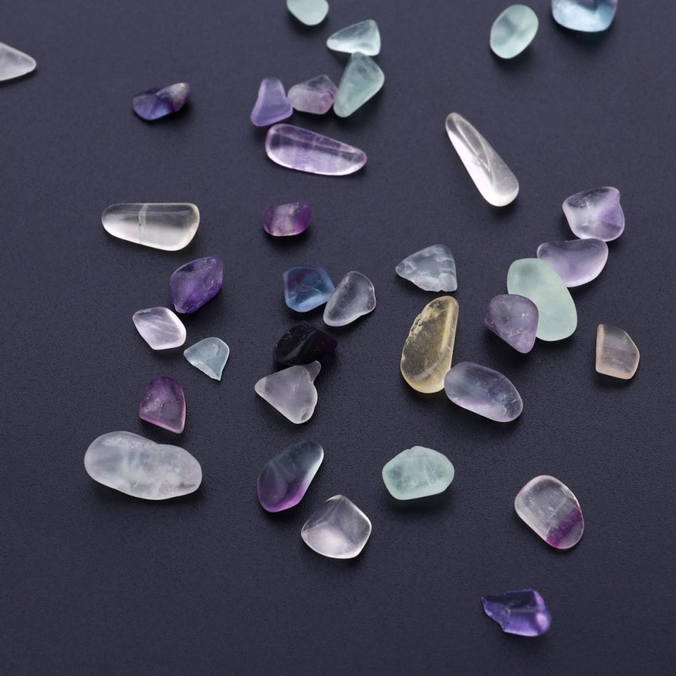 Crystal Fluorite Gravel Fish Tank Decorative Stone Aquarium Ornament | eBay