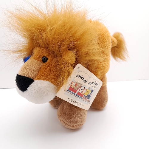Animal Junction by Russ Berrie NOAH Lion Plush Applause 6 inch Stuffed ...