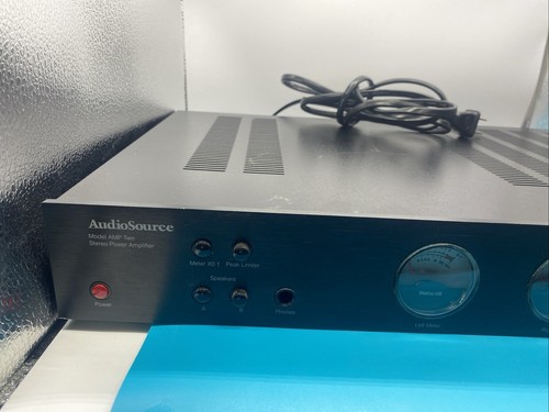 Audio Source AMP Two Home Stereo Power Amplifier **Missing Right Button ...