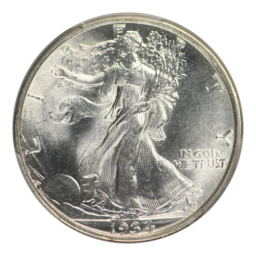 1934 Walking Liberty Half Dollar PCGS MS-66+ CAC | eBay
