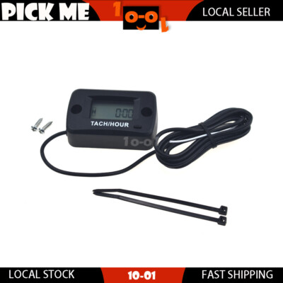 9 Adjustment Modes Tach Hour Meter tacho Motorycle boat mower generator ...