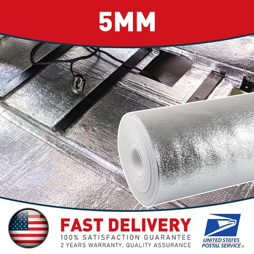 26'x16" Single Side Reflective Insulation Mat, Foam Core Radiant ...