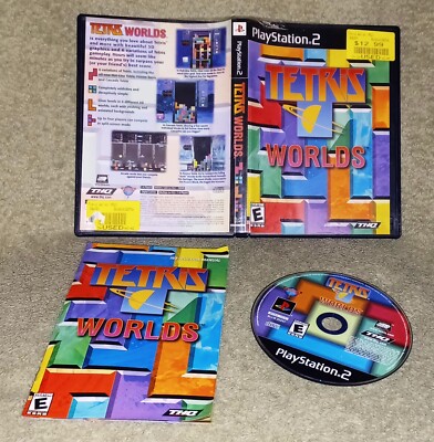 Tetris World Playstation 2/PS2 Black Label Complete Puzzle Game ...