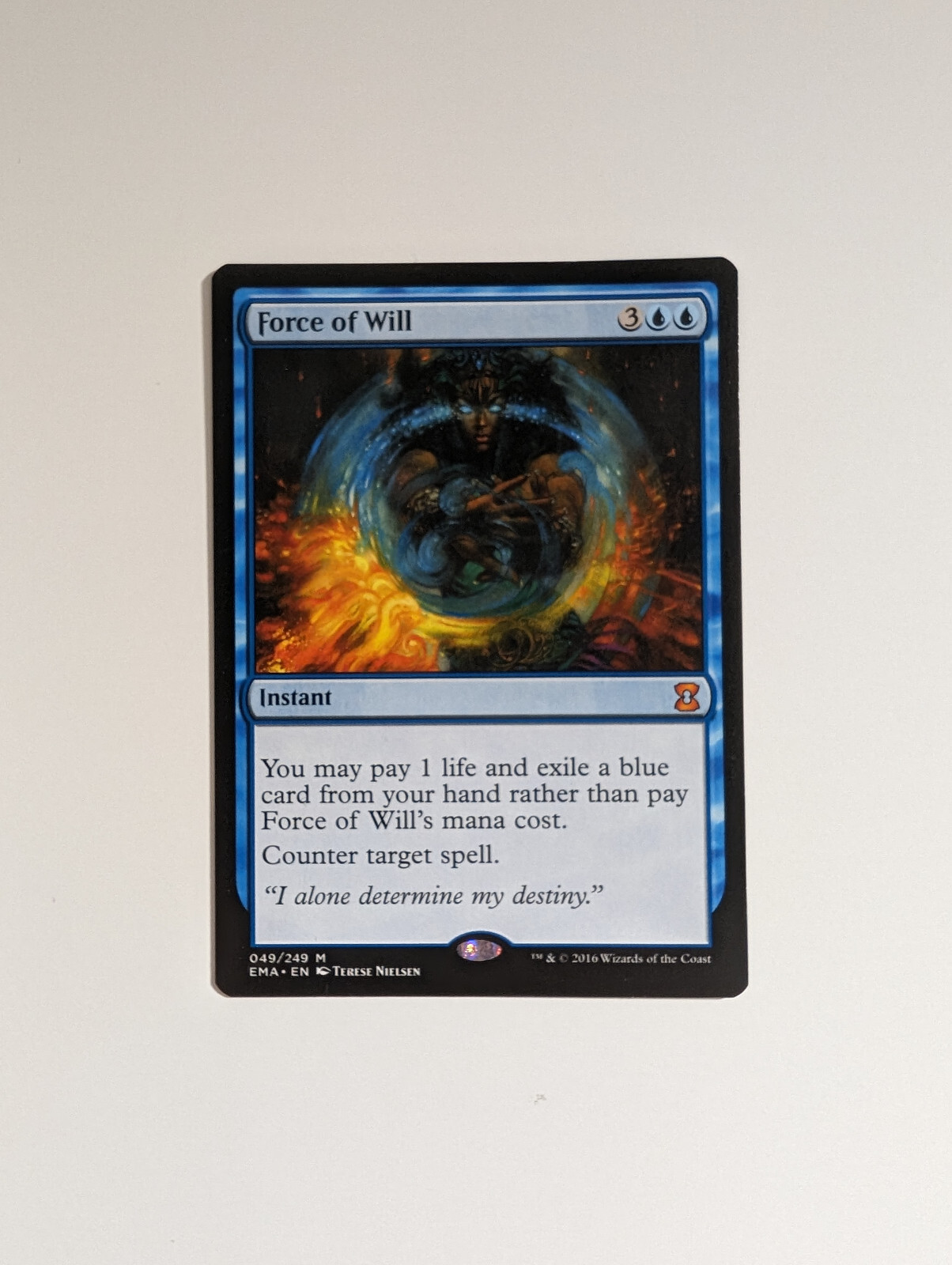 Force of Will MTG Eternal Masters 049/249 Regular Magic The Gathering ...