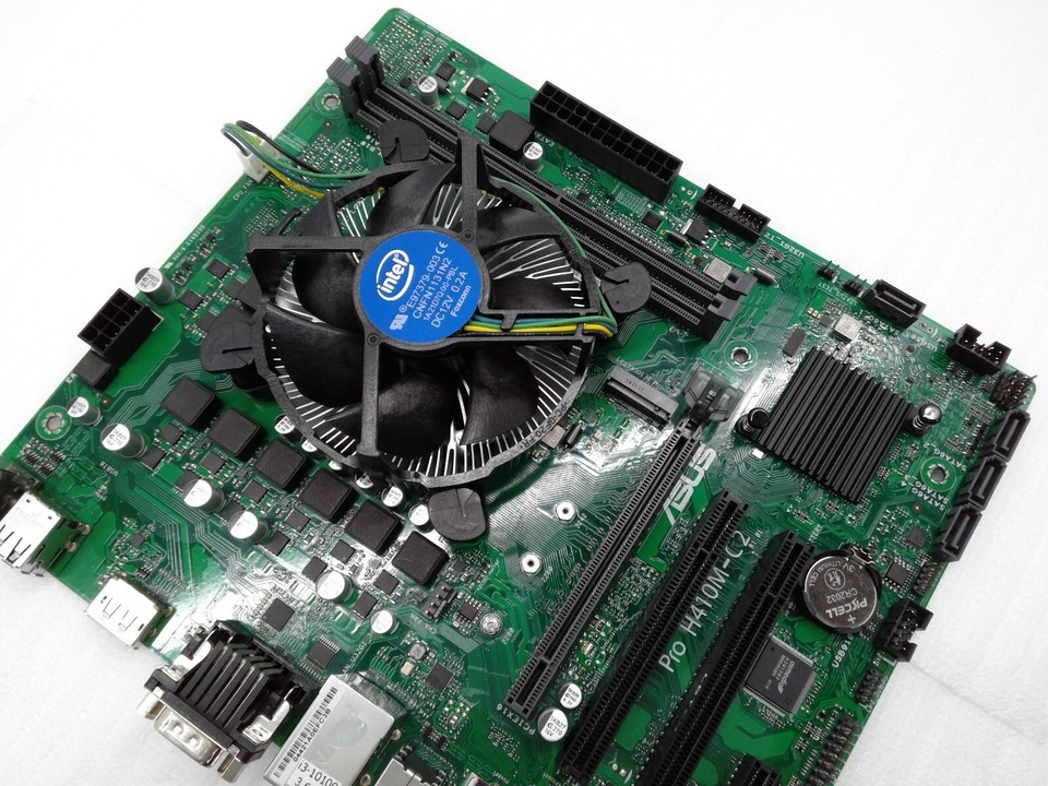 ASUS Pro H410M-C2 MicroATX DDR4 Motherboard+ Intel Core I3-10100@3.6GHz ...