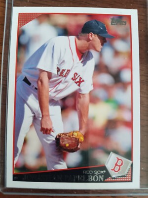 JONATHAN PAPELBON RED SOX 2009 TOPPS BASEBALL CARD #386 | eBay