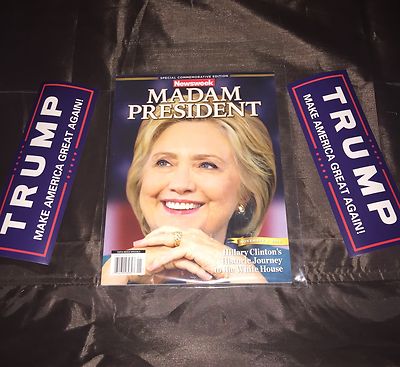 Newsweek Madam President Hillary Clinton Recalled Special Edition ...