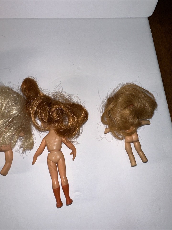 Lot Of 7 Vintage Liddle Kiddles SUKI SKEDIDDLE Doll & Friends For Clean ...