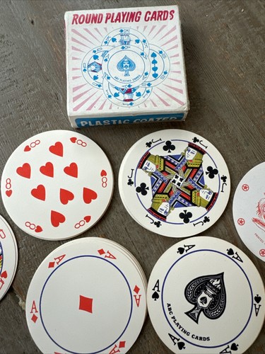 VINTAGE RARE ROUND PLAYING CARDS HONG KONG Complete | eBay