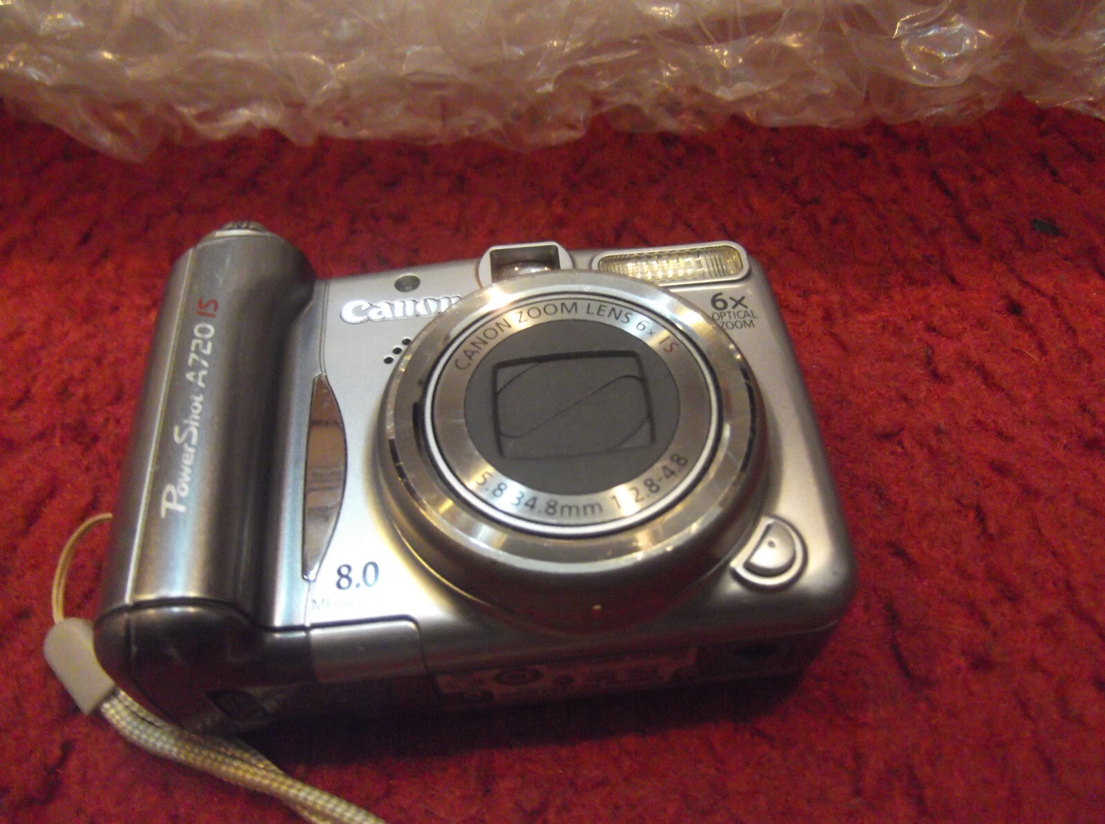 Canon PowerShot A720 IS 8.0MP 6x Digital Camera - Silver | eBay