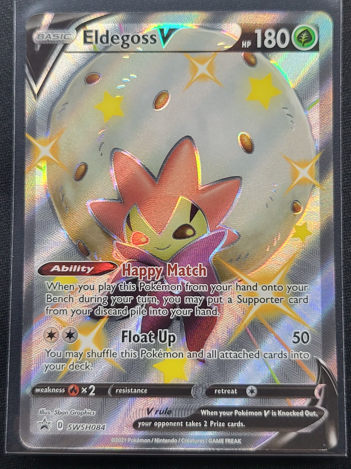 Eldegoss V SWSH084 (Black Star Promo) Near Mint Pokemon TCG | eBay