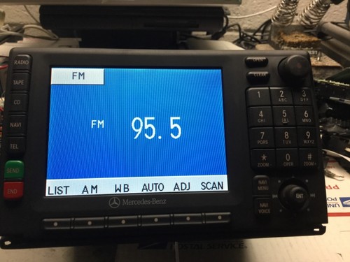 1998-2000 ML320 ML430 MERCEDES-BENZ OEM Radio Cassette Player LCD ...