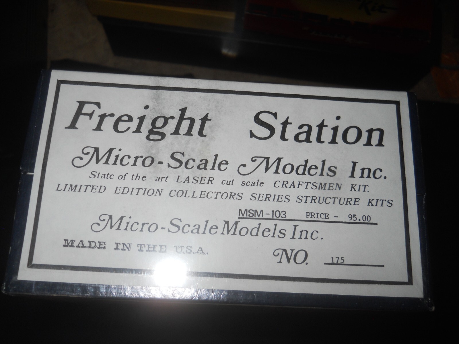 HO Micro-Scale Models Freight Station Kit | eBay