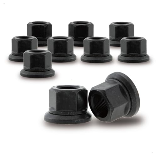 Two-Piece Flange Wheel Nuts - M22x1.5 Hex:33mm Flanged Nuts-M22x1.5 10 ...