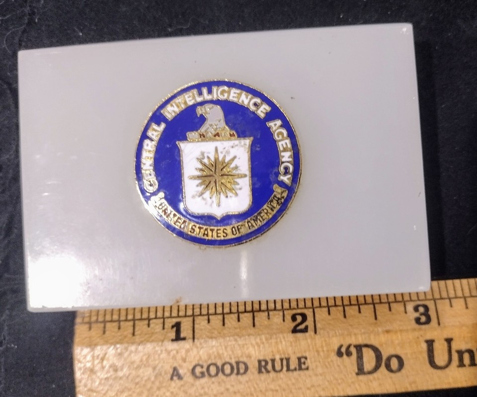 CENTRAL INTELLIGENCE AGENCY LOGO Rare Paperweight | eBay