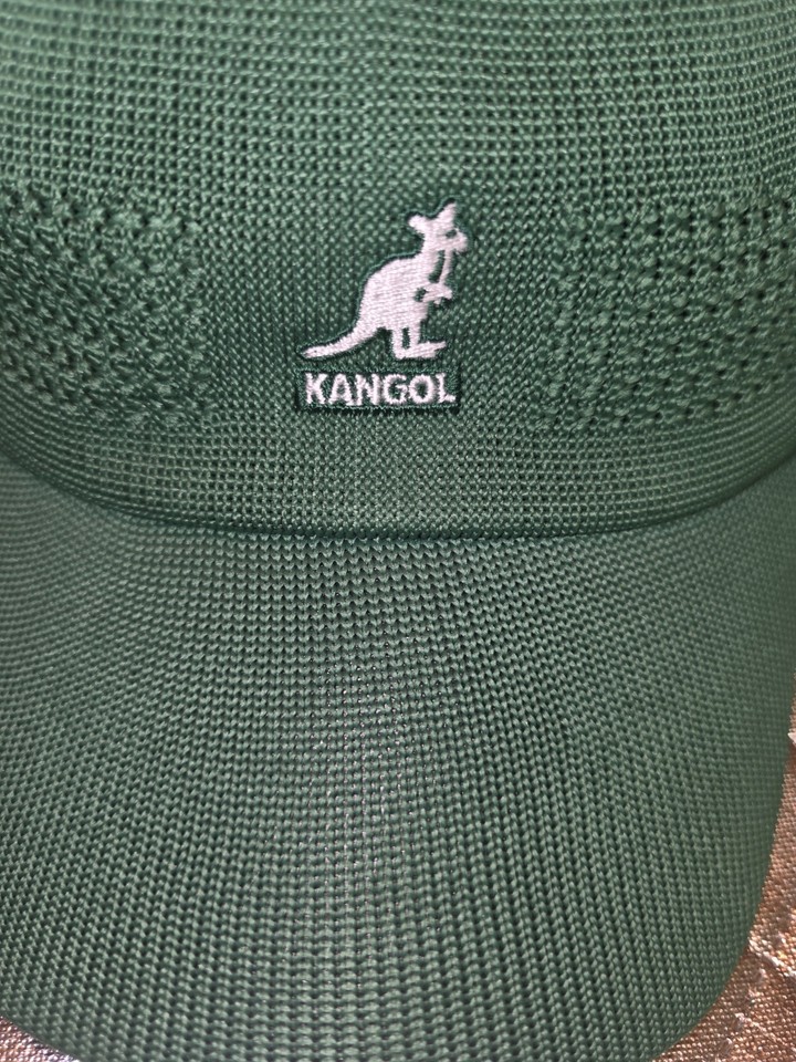 Kangol Tropic FF Stretch Hat (Medium Green) (SHIPPED IN A BOX 📦 ...