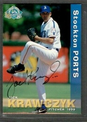 1999 Grandstand #33 Jack Krawczyk Stockton Ports Baseball signed ...