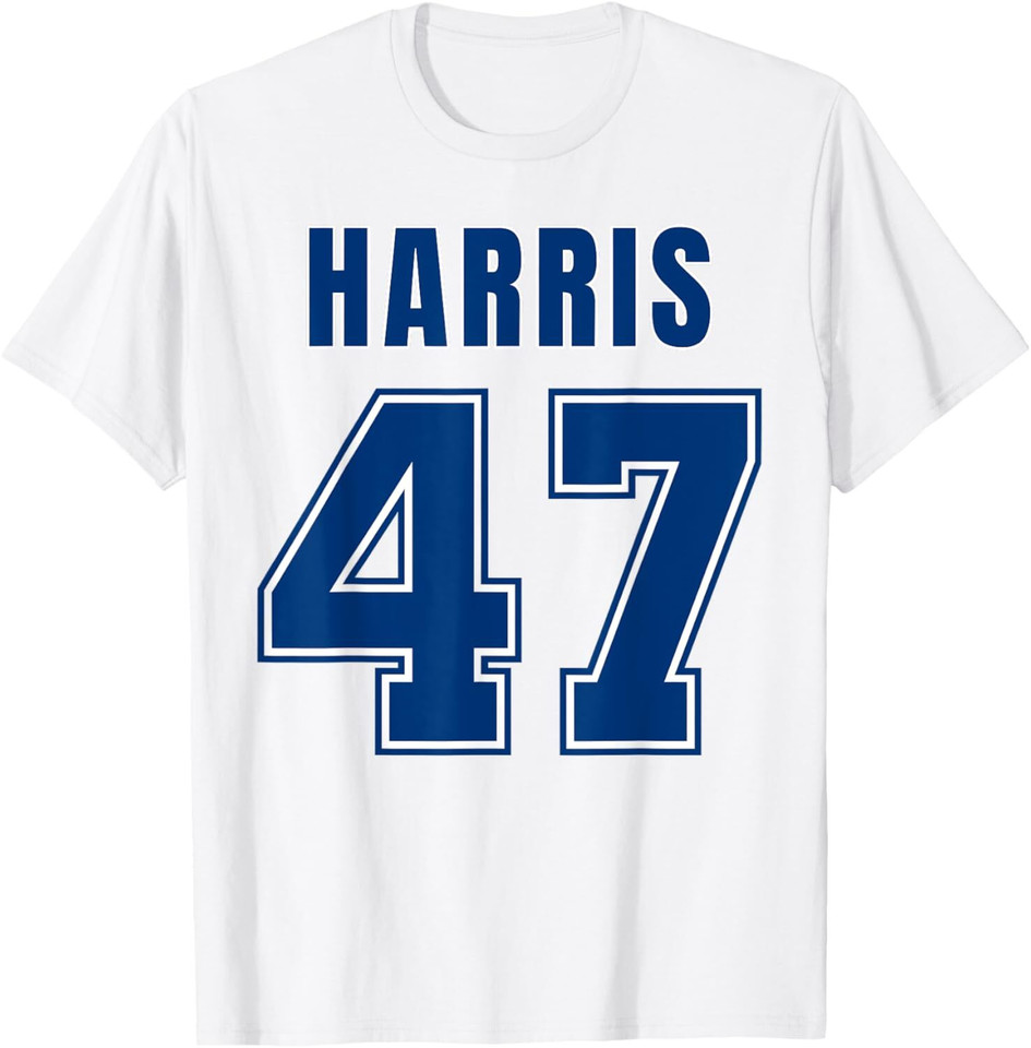 Kamala Harris 47 - Classic Team Sports Style T-Shirt - Gem