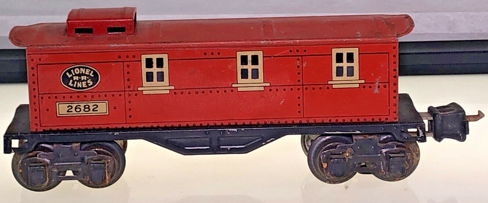 Lionel RR Lines No 2682 Prewar Tin Caboose | eBay