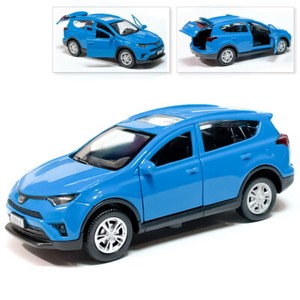Toyota RAV4 Model Diecast Car Scale, Collectible Toy Cars, Blue, 1/36 ...
