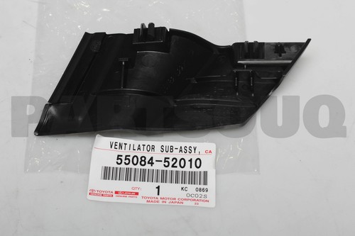 5508452010 Genuine Toyota VENTILATOR SUB-ASSY, COWL SIDE, LH 55084 ...