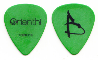 Orianthi Brian Chiusano Signature Green Guitar Pick - 2010 Believe Solo ...