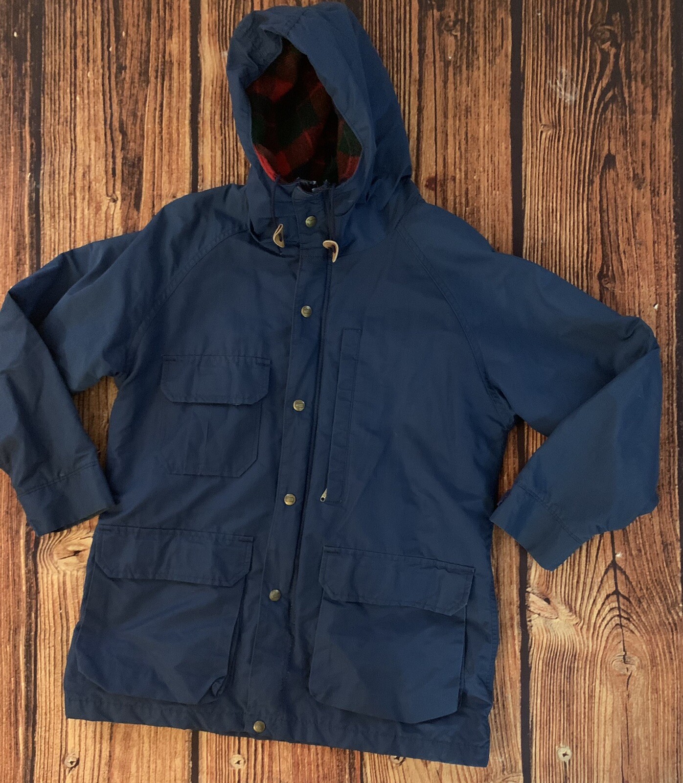 Vintage Woolrich Lined Parka Rain Jacket Women’s Sz M… - Gem