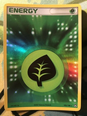 Leaf Energy 103/108 Holo EX Power Keepers Pokemon card Near Mint (NM ...