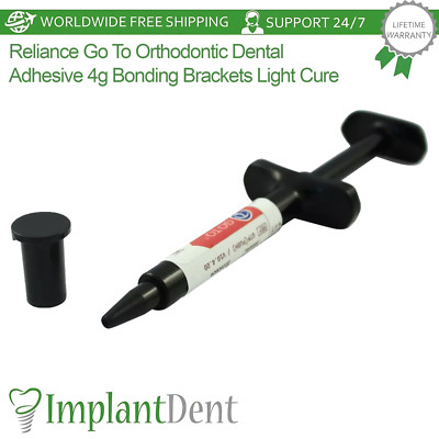 Reliance GoTo Orthodontic Dental Adhesive 4g Bonding Brackets Light ...
