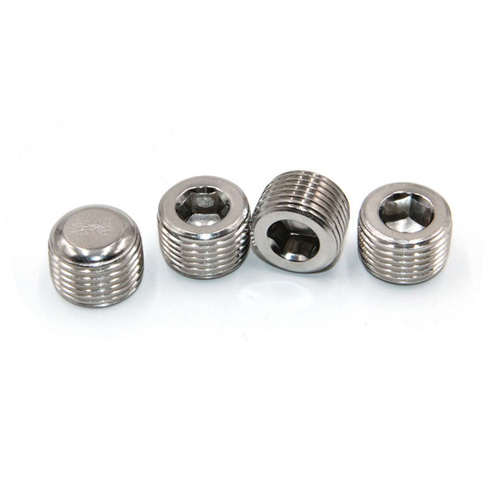 10pcs Internal Hex Countersunk Pipe Fitting NPT Plug 1/8" Male Thread ...