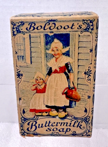 OLD Boldoot's Buttermilk Soap Dutch Box Empty But Sweet | eBay