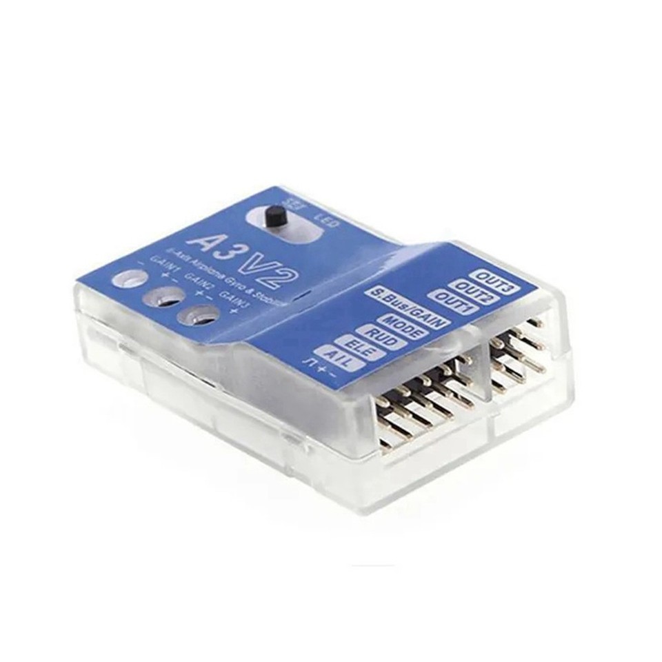 3 Gyro A3 V2 Flight Controller Stabilizer for RC Airplane Fixed-2502 ...