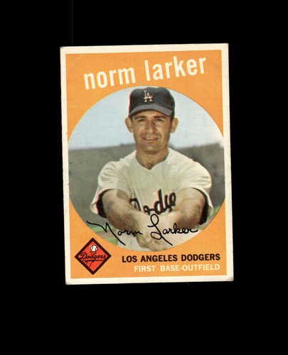 1959 Topps 107 Norm Larker RC VG-EX #D1,401907 | eBay
