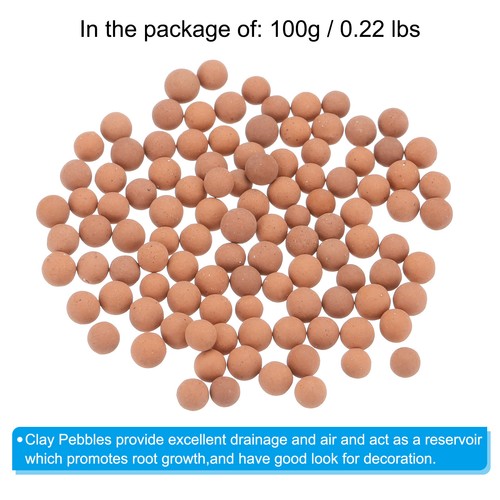 Clay Pebbles 3-5mm 0.22 lbs Red Gardening Potted Balls for Growing | eBay
