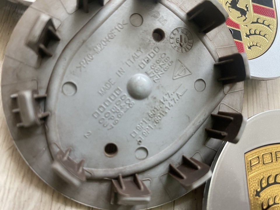 Porsche Cayenne 911 Center Caps Boxster 718 991 Panamera Factory OEM ...