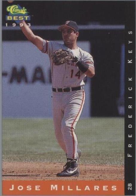 1993 Classic Best Minor League - Jose Millares #284 (RC) for sale ...