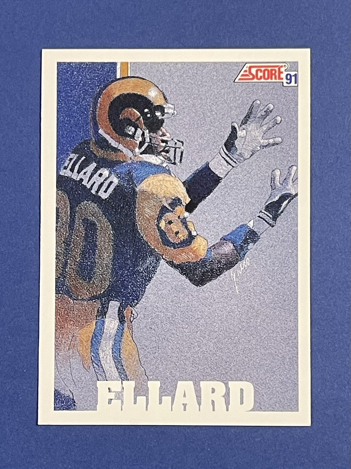 1991 Score Football Team MVP Henry Ellard Los Angeles Rams #642 | eBay