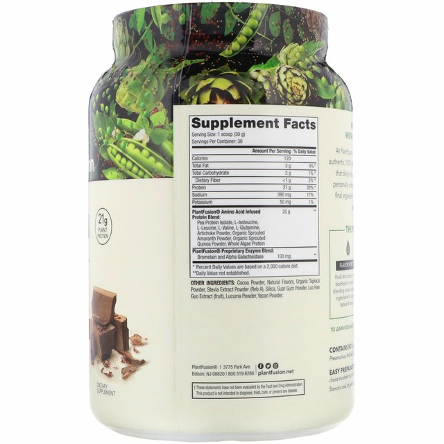 PlantFusion Multi Source Plant Protein, Chocolate for sale online | eBay