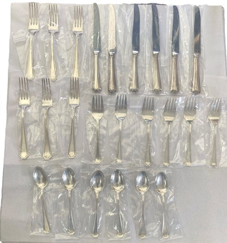 Gorham Fairfax Sterling Silver Flatware Set for 6 Includes 24 Pieces | eBay