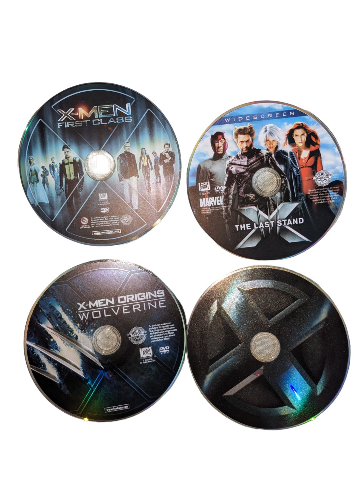 Lot Of 5 X-Men (X2-The Last Stand- First Class Wolverine And Origin ...