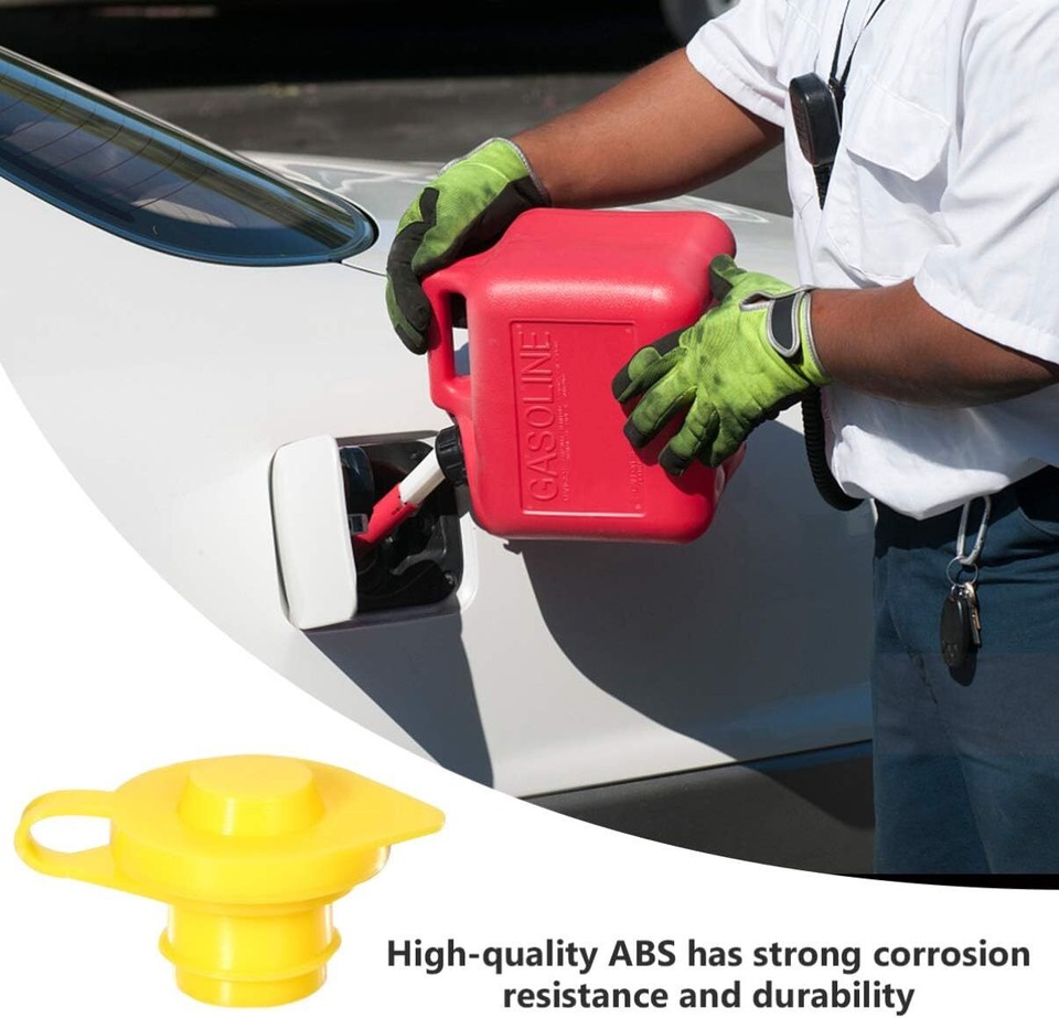 5Pcs Yellow Fuel Gas Can Jug Vent Cap Blitz Scepter Essence Midwest ...