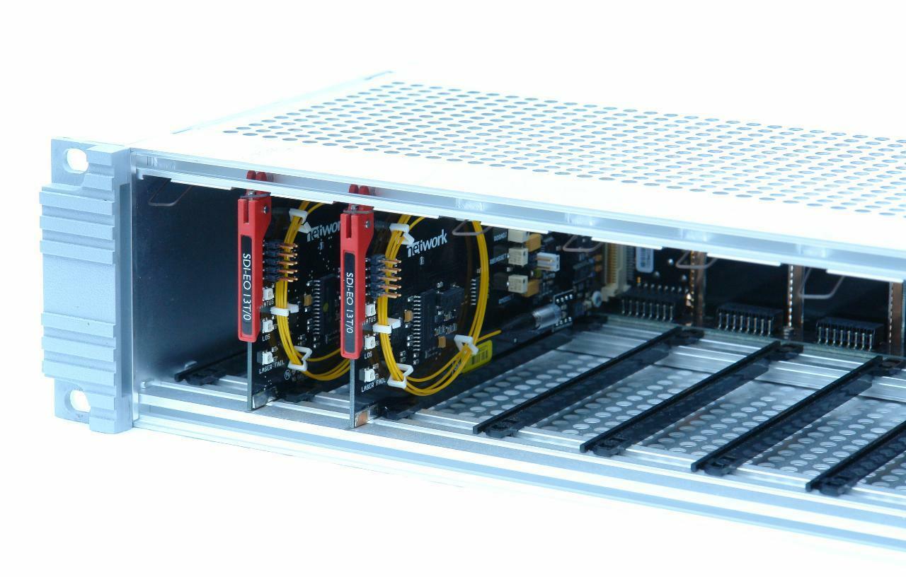 Nevion Network Flashlink Video Transport SD Optical FR-2RU-10-2 2x SDI ...