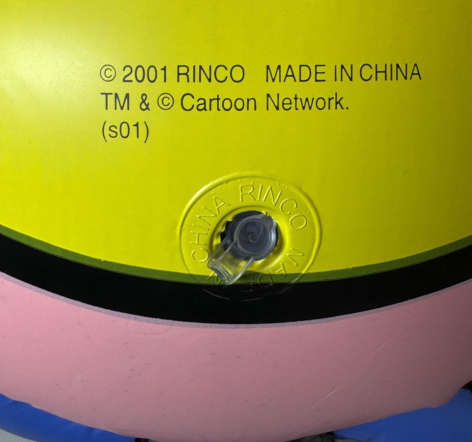 2001 Powerpuff Girls Rowdyruff Boys Boomer Inflatable Blow Up Rinco VTG ...